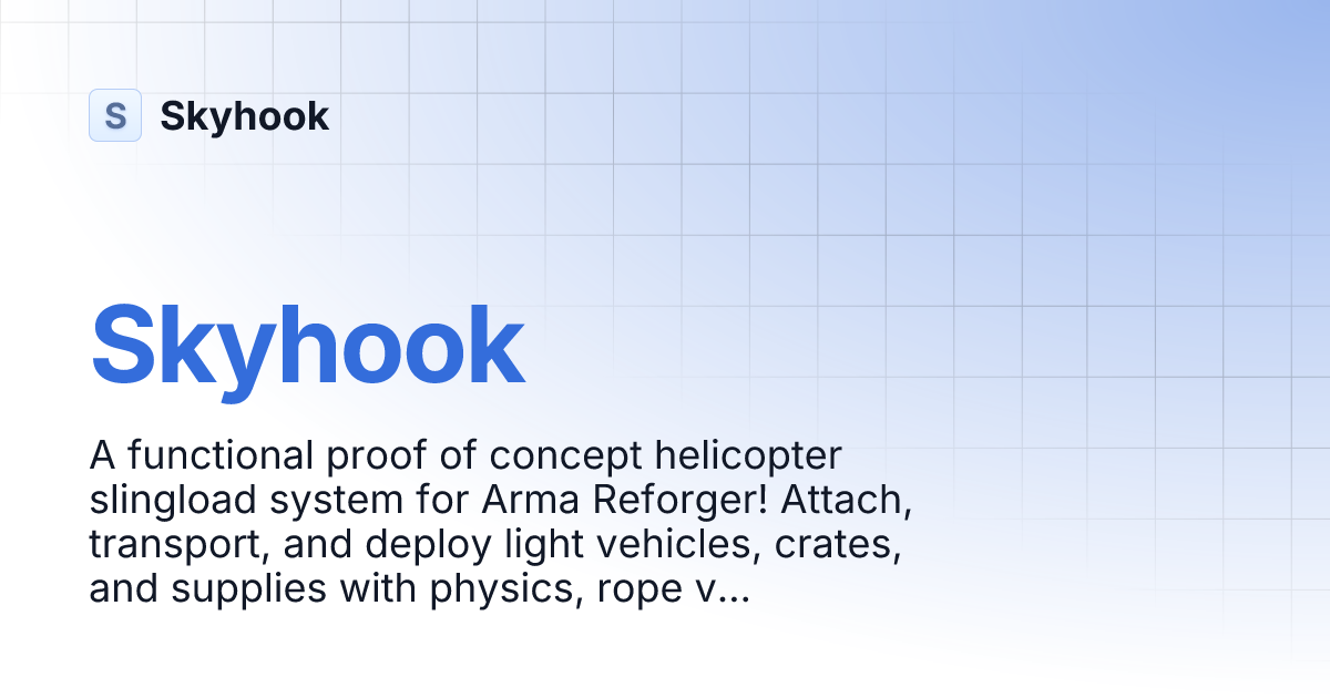 Skyhook | Skyhook
